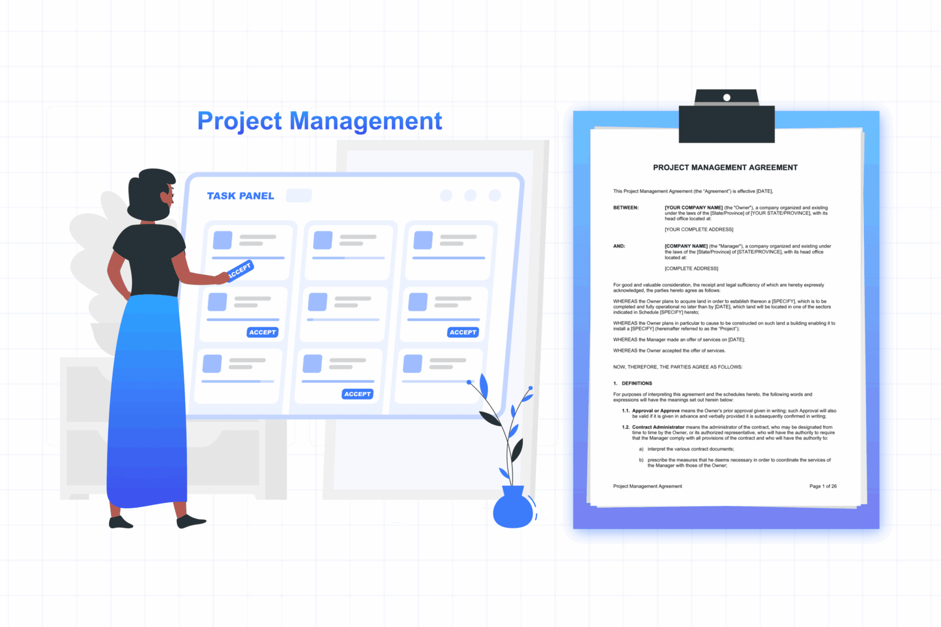 Project Management Contract Template ( What to Include & Free Download ...