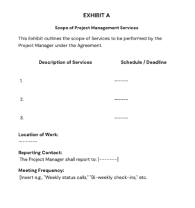Project Management Contract Template ( What to Include & Free Download ...